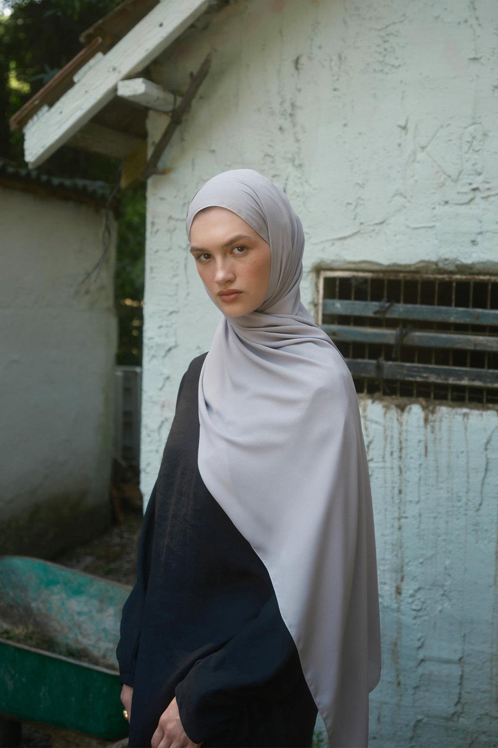 Daily Crepe Shawl Light Gray – Kadriye Baştürk Global