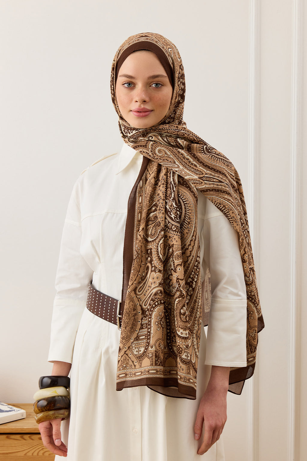 Deluxe Summer Scarf Alice Brown – Kadriye Baştürk Global